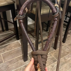 Handmade Bosal Set, 40 Plaits Rawhide Natural Bosal Set, Bosal Set ...