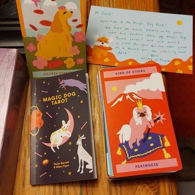 Magic Dog Tarot Deck and Guidebook - Etsy