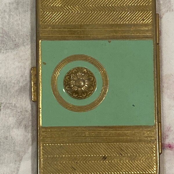 Antique Large Rectangle Brooch, Art Nouveau, Large Purple Glass ...