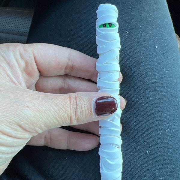 Polymer Clay Mummy Ballpoint Pen - Etsy