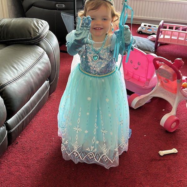 Princess Costume Anna Girls Anna Dress Princess Anna Girls Anna Cosplay ...