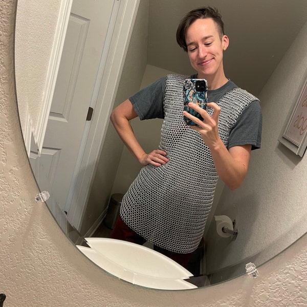 Butted Chainmail Sleeveless T-shirt - Etsy