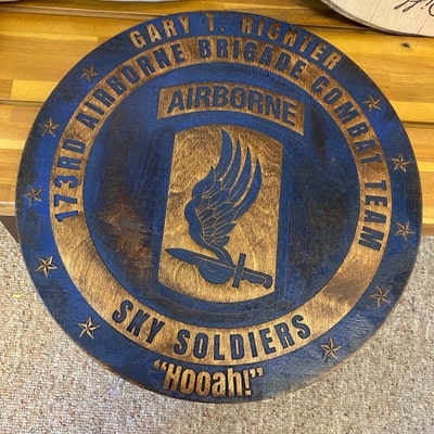 US Army 173rd Airborne Brigade Patch Vector Files, Dxf Eps Svg Ai Crv ...