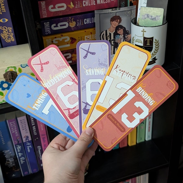 BOYS OF TOMMEN Inspired Bookmarks | Binding 13 | Keeping 13 | Saving 6 ...