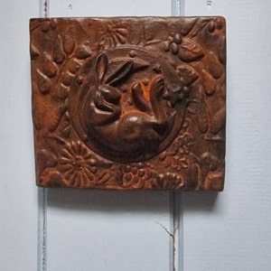 Hare Sculpture Made in UK Wall Art Mixed Media Rabbit Head Individual ...