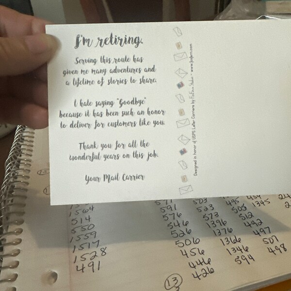 Sticky Note Pad for Mail Carriers 3 X 3 CURRENT RESIDENT Post-it® Notes ...