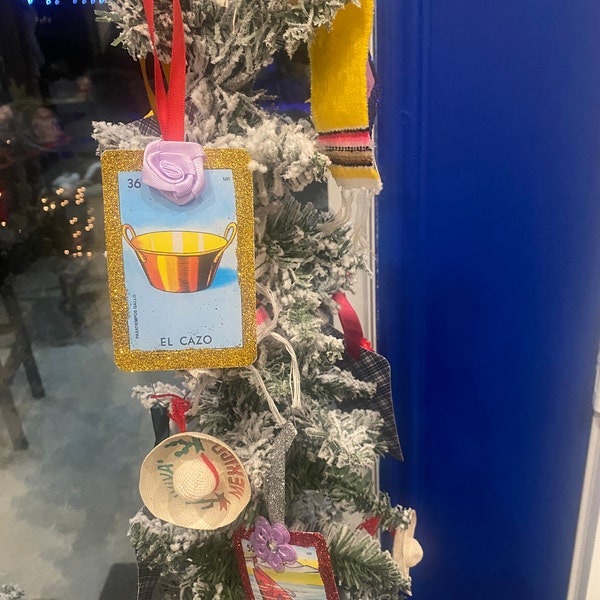 Loteria Christmas Ornaments// Fiesta Christmas //mexican Ornaments - Etsy