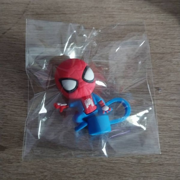 3D Straw Toppers, Spiderman Straw Topper, Cup Acessories - Etsy