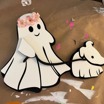 LED Lighted Welcome Witches Halloween Porch Sign for Front Porch, Witch ...