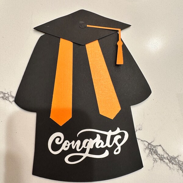 Graduation Gift Card Holder, DIY Graduation Card, Cap and Gown Svg ...