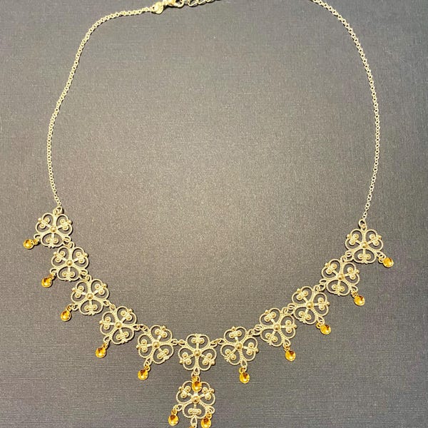 Synnove - Sami Risku Style Norwegian Solje Silver Plated Filigree Bunad ...