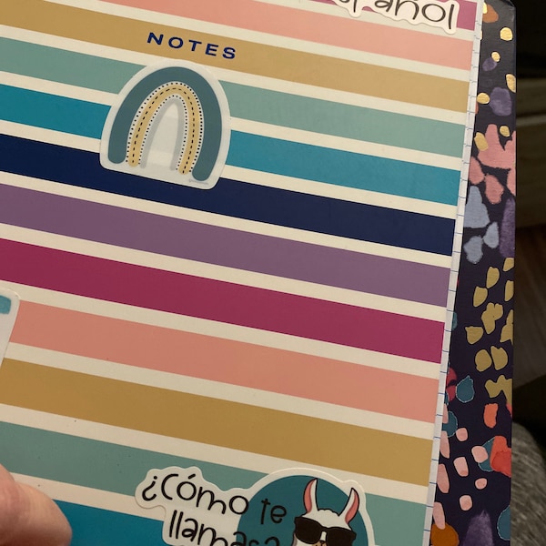 Spanish Vinyl Sticker Pack | Spanish Stickers | Spanish Teacher ...