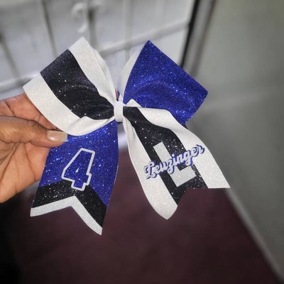 Custom Cheer Bow in Your Team Colors, Great Gameday Cheer Bow ...