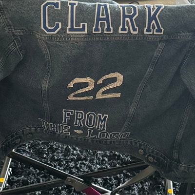 Denim Jacket With Fabric Panel - Etsy