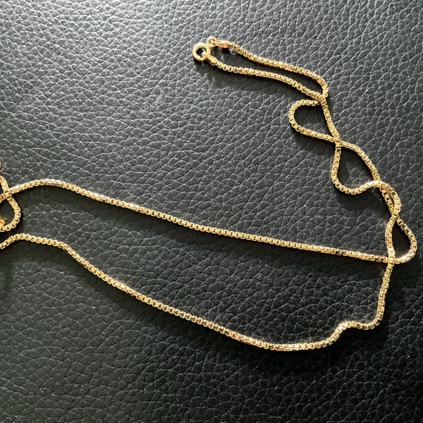 AURIORE Rombo Chain 2.0 Mm - 40-75 Cm - Vermeil Gold + 925 Sterling Silver Necklace - Etsy