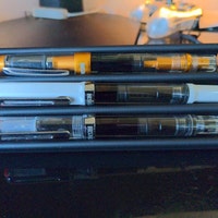 Modern 3 Pen Display, Sleek Desk Organizer for Pens, Contemporary ...