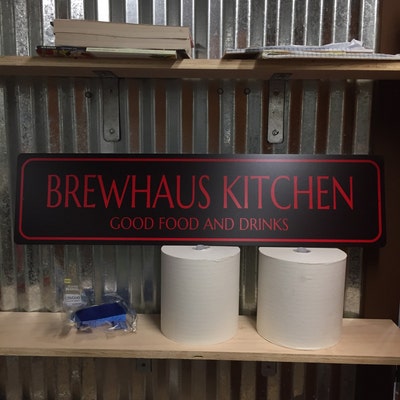 Cafe Sign, Personalized Fresh Coffee Good Food Sign, Custom Barista ...