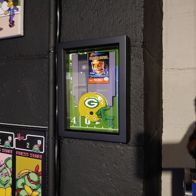 Tecmo Bowl Nintendo Art NFL Helmet 3D Art 8 Bit Art NFL Art Video Game ...