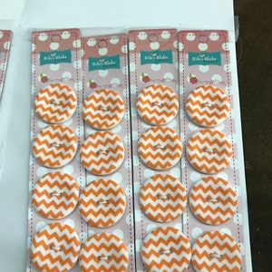 Chevron 1 Inch Round Buttons - Etsy