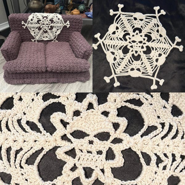 Skulls & Crossbones Doily Pattern - Base Pattern - Etsy