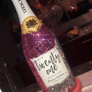 Birthday-21st Birthday Wine Label Personalized Birthday | Etsy