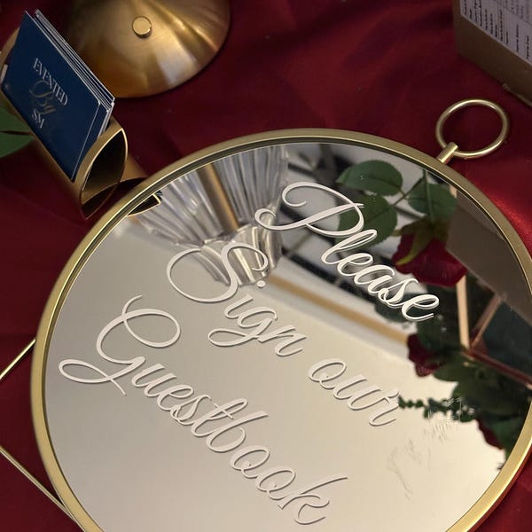 Personalised Wedding Sign Vinyl Decal | Welcome Sign Vinyl Sticker ...