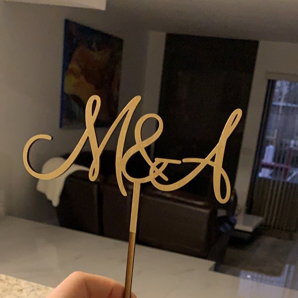 Cake Topper Wedding, Letters Cake Topper, Cake Topper for Wedding ...