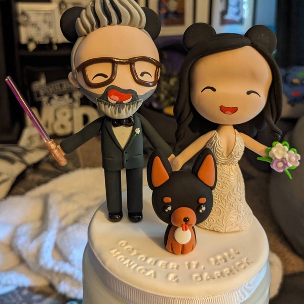 Traditional Wedding Cake Topper | Filipino Bride and Groom Cake Topper ...