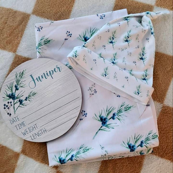 Personalized Baby Blanket, Juniper Baby Blanket, Girl Baby Blanket ...