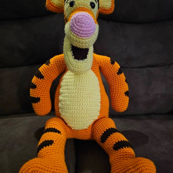 Winnie the Pooh and Friends Piglet, Eeyore and Tigger Vintage Crochet ...