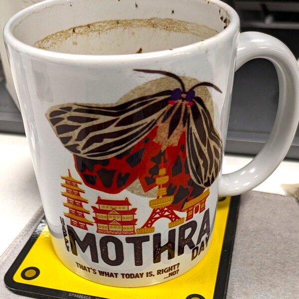 Happy Mothra Day - Mother's Day Funny Pun Mug Kaiju Monster B Movie ...
