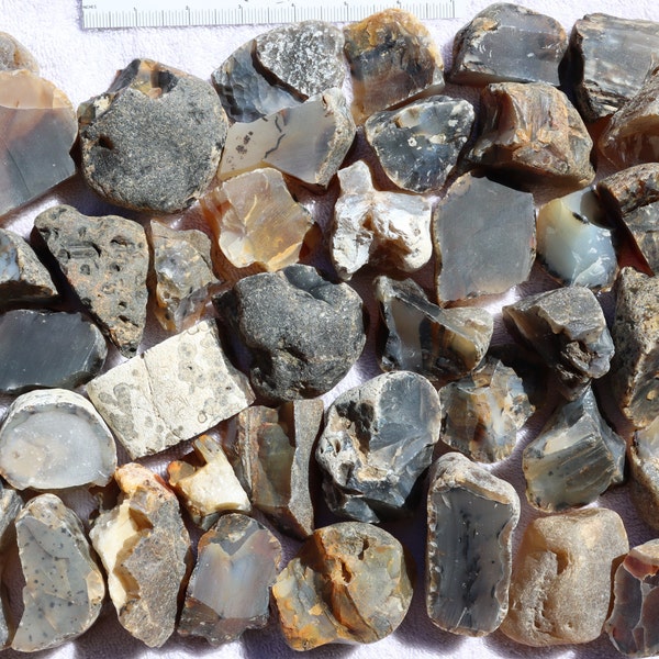 Eagle Rock Moss Plume Agate Red Jasper Rhyolite Rough Rocks for Slab ...