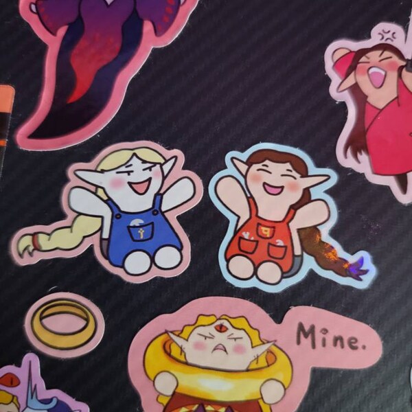 Chibi Feanorians • the Silmarillion • Gloss Vinyl Stickers - Etsy