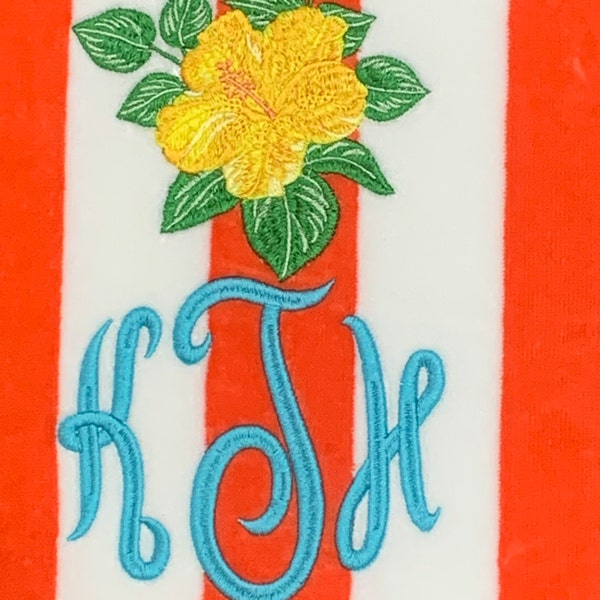 Garden Mallow Machine Embroidery Design - 2 Sizes - Etsy