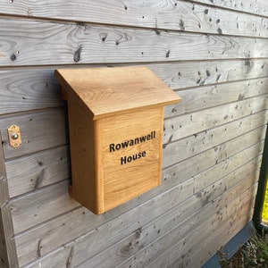 Large Oak Letter Box. - Etsy UK