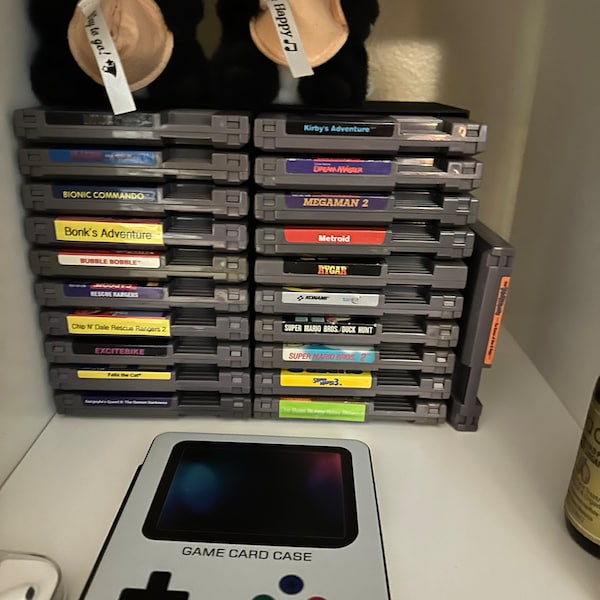 2 Rows - Rack Display for NES Nintendo Entertainment System Games ...