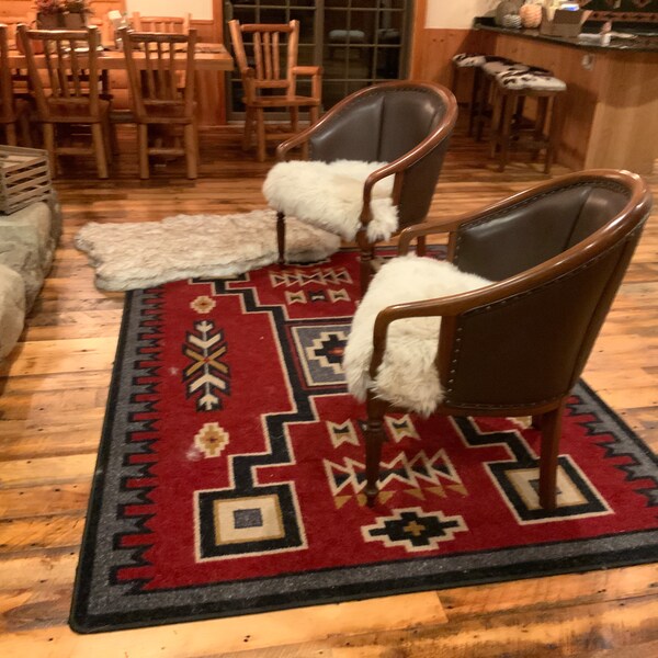 Rustic Rug, Rustic Area Rug, Rustic Decor, Rustic Home Decor, Rustic ...