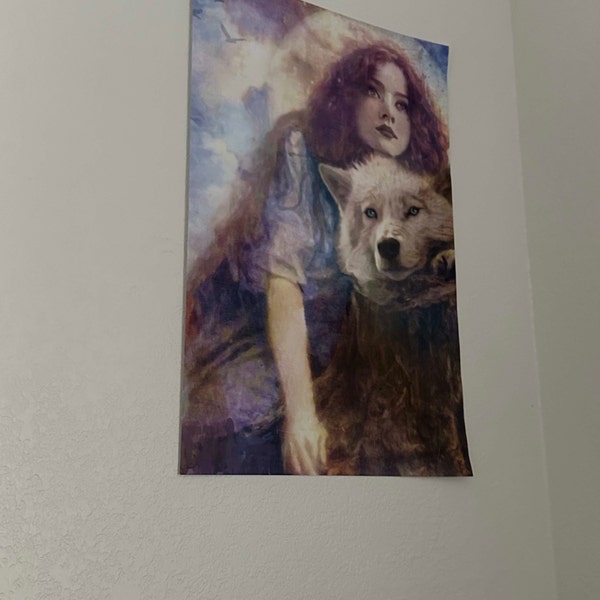 The Wolf Woman - 11X17 Fine Art Poster Print - Etsy