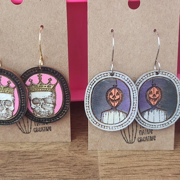 10 Designs Western Rodeo Cowboy Earring Files Engraved Earring Laser ...
