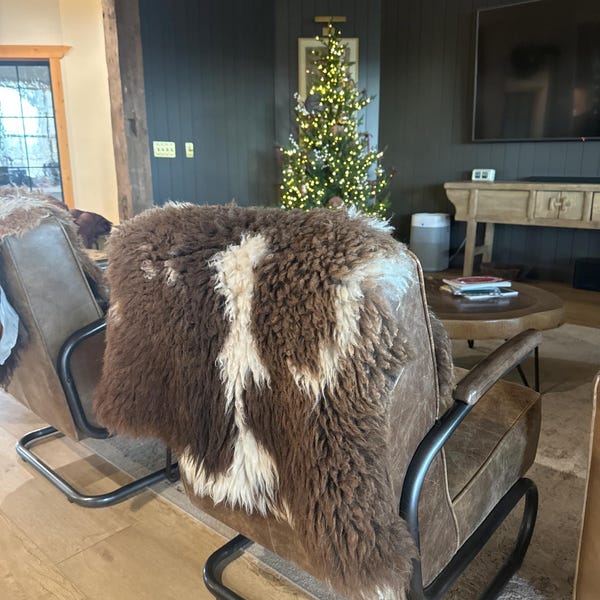 Gotland Sheepskin.curly Sheepskin Natural Tanned Handmade Sheepskin Rug ...