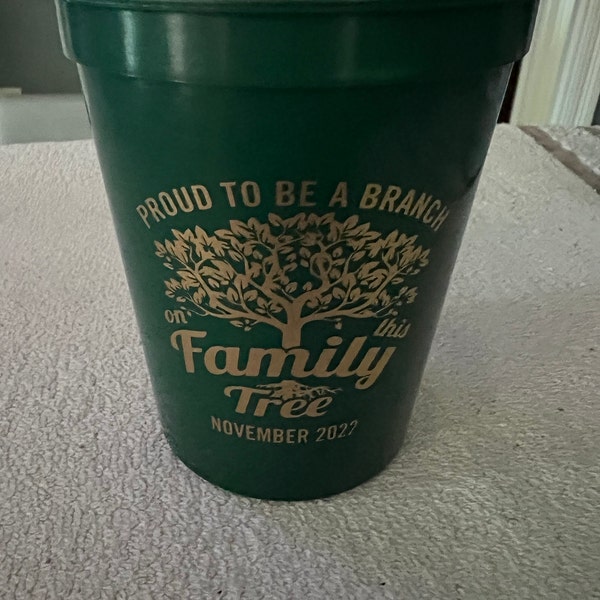 Family Reunion Party Cups, Family Reunion Gifts, Family Reunion Party ...