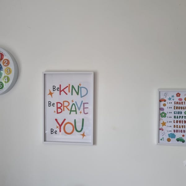 Kids Educational Set of Posters | Children’s Wall Art | ABC Alphabet ...