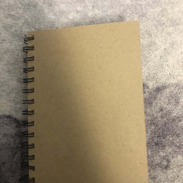 Blank Journal, Blank Cover Journal, Spiral Kraft Notebook, Journal ...