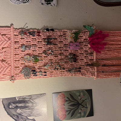 Macrame Skull Wall Art, Halloween Decor, Scary Decor, Handmade Skull ...