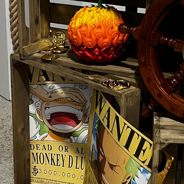 Devil Fruit Coasters & Thousand Sunny Fruit Bowl Decorative Akuma No Mi ...