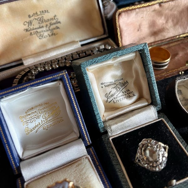 Vintage Jewellery Box for a Watch. Antique Jewelry Box. Antique Watch ...