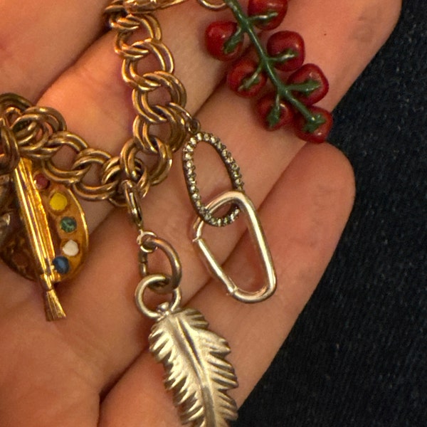 Miniature Sterling Silver Carabiner, Mini Clasp Link for Jewelry,silver ...