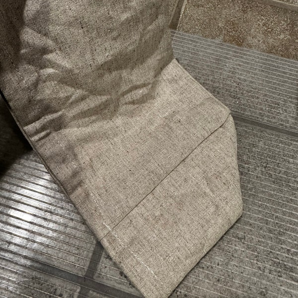 Tissue Cover Box, Linen Fabric Tissue Cover With Cotton Muslin Lining ...