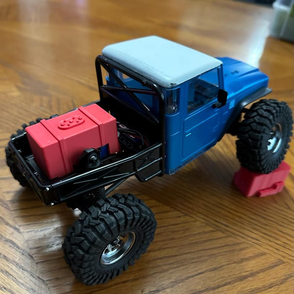 1/18 Crawler Pick-up Bed Cover compatible With Traxxas Trx-4m Ford F ...