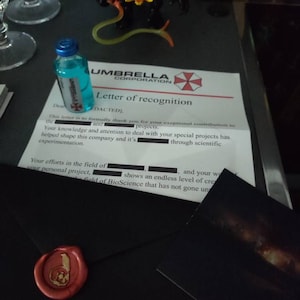 Las Plagas Parasite Syringe Resident Evil Biohazard Umbrella - Etsy